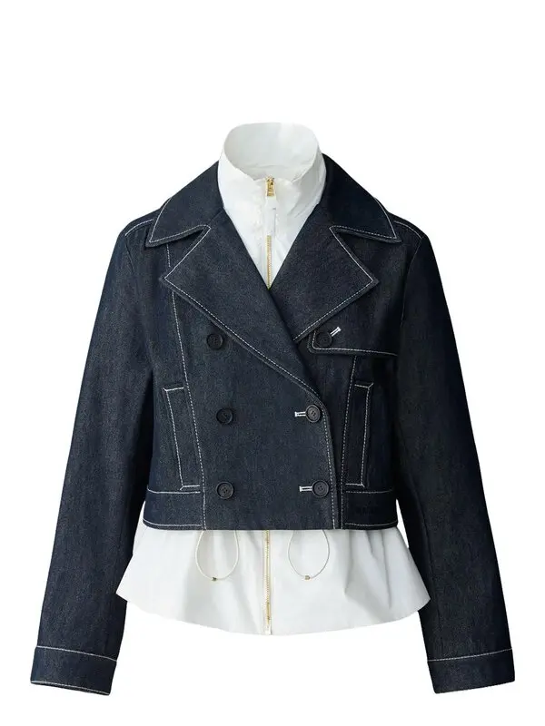 Mackage Aline-dnm 3-in-1 Convertible Jacket - Denim