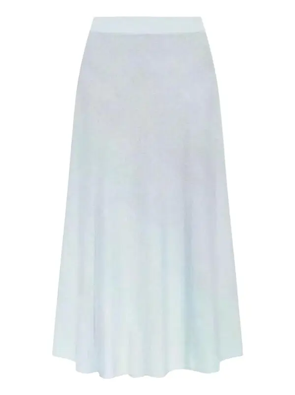 LISA YANG The Torie Flared Skirt - Blue