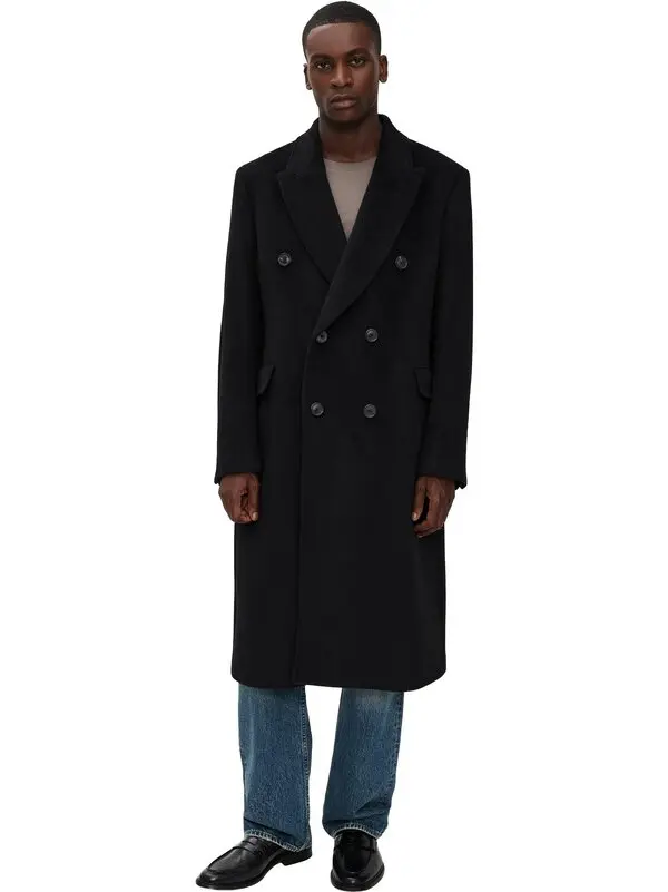 Our Legacy Whale Coat - Black Hairy Wool