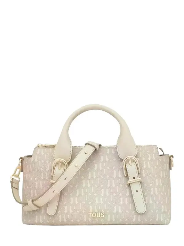 TOUS Monogram-patterned Bowling Tote Bag - Neutrals