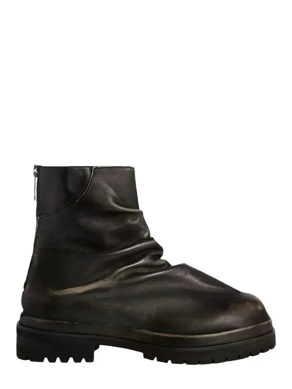 424 Marathon Distressed Boots - Black