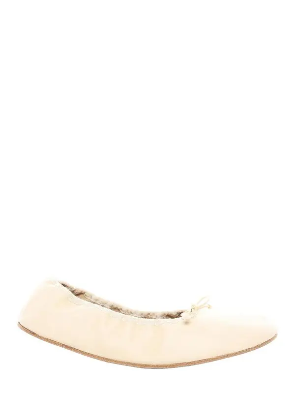 THE ROW Round Ballerinas - Sage Tint