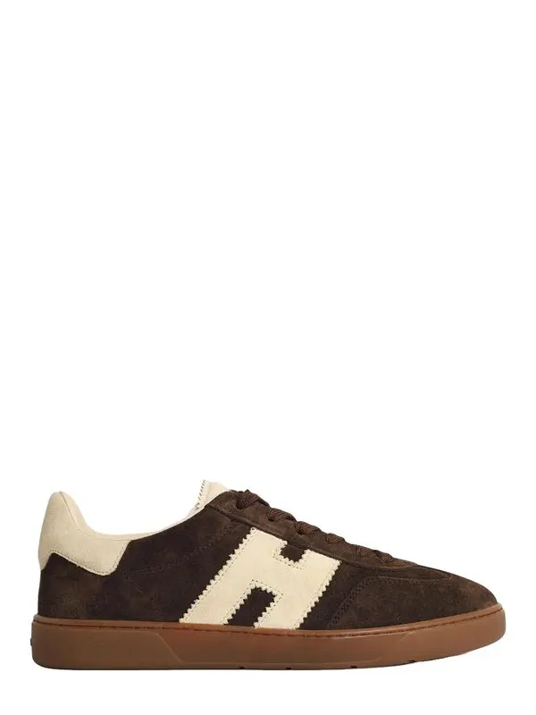 Hogan Low Top Suede Sneakers - Brown