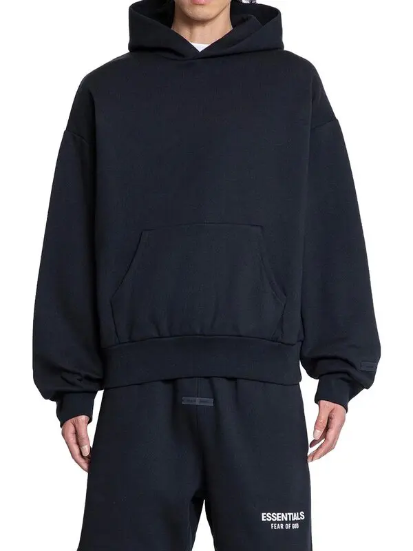 Fear Of God Classic Fit Fleece Hoodie - Black