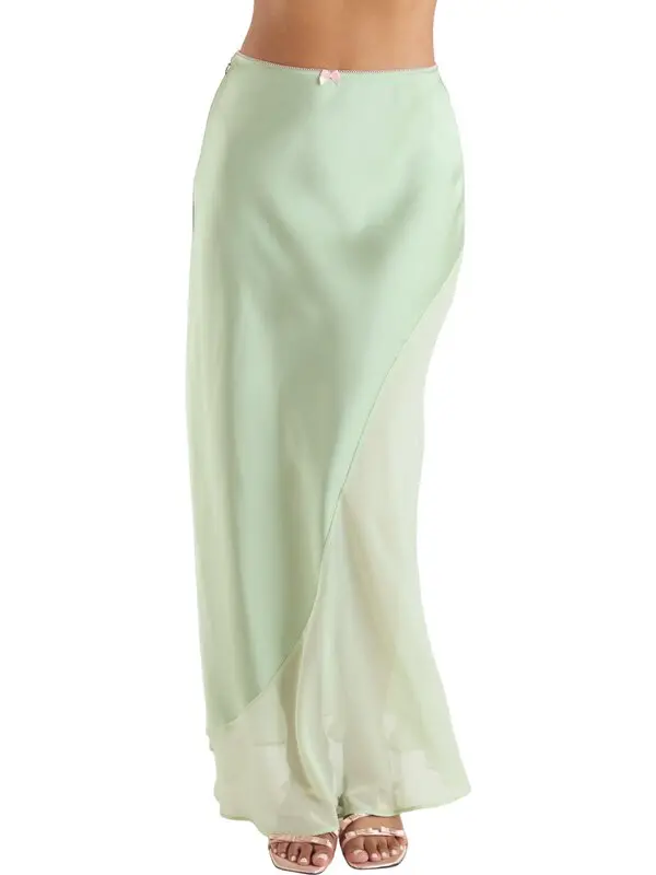 Lounge Elyssia Maxi Skirt - Green