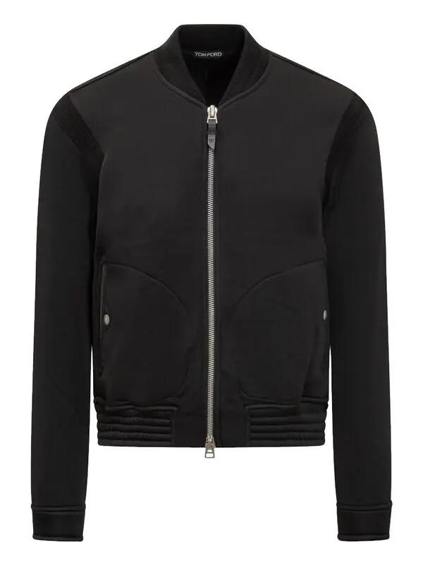 TOM FORD Bomber Jacket - Black