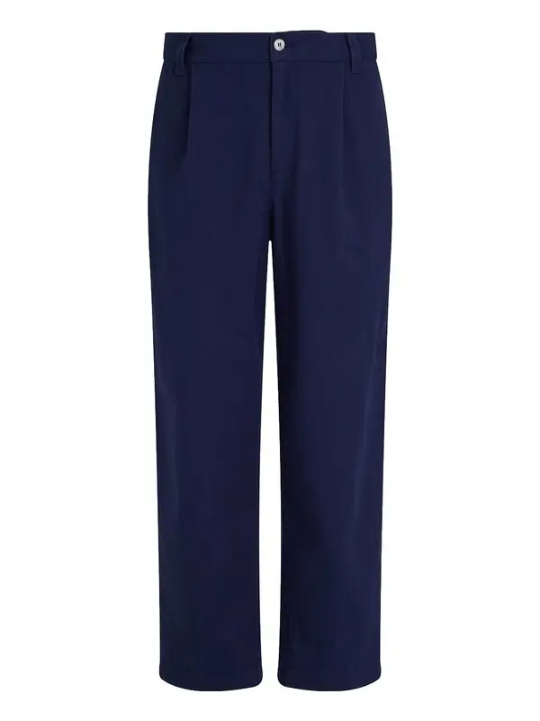Frescobol Carioca Aldo Cottontwill Chinos - Navy