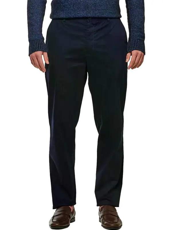 LES DEUX Twill Weave Trousers - Blue