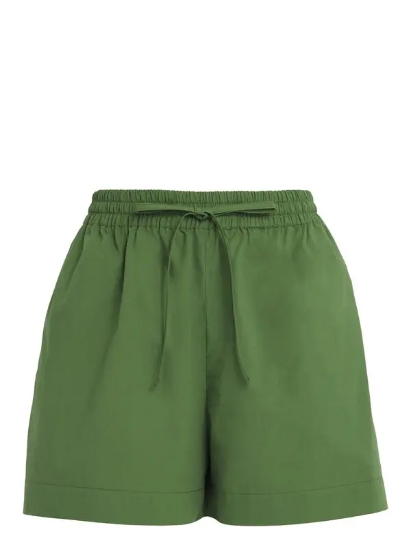 Matteau Organic Cotton Drawstring Shorts - Green