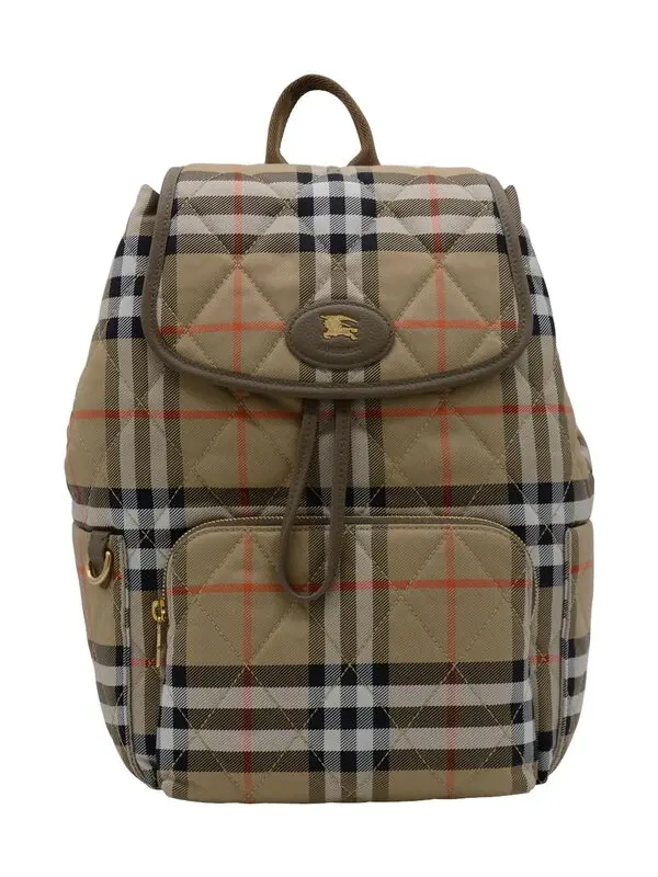 Burberry Horseshoe Backpack - Beige
