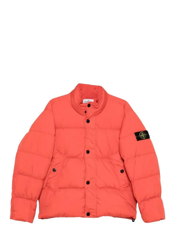 Stone Island Crinkle Reps Ny Jacket - Orange