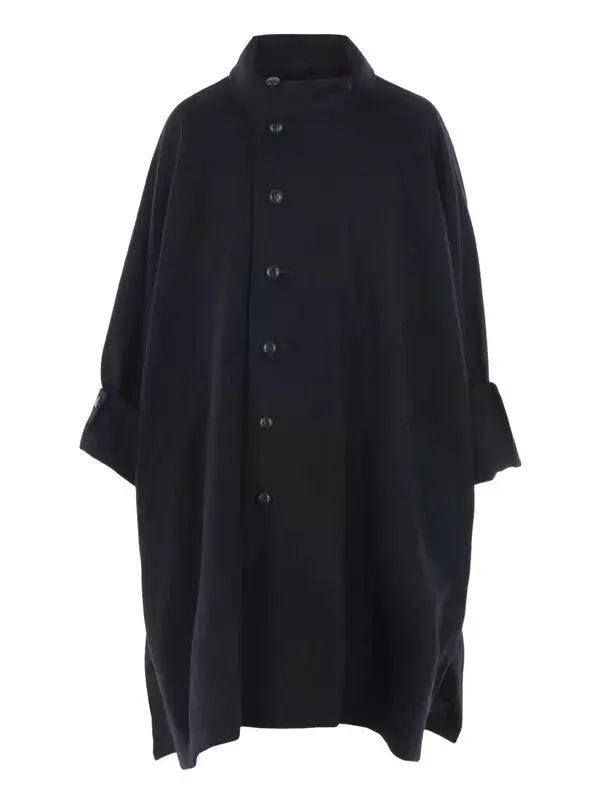 Yohji Yamamoto Single-breasted Coat - Black