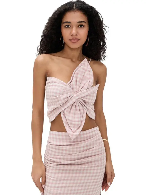 JBQ Orchid Top - Pink Check