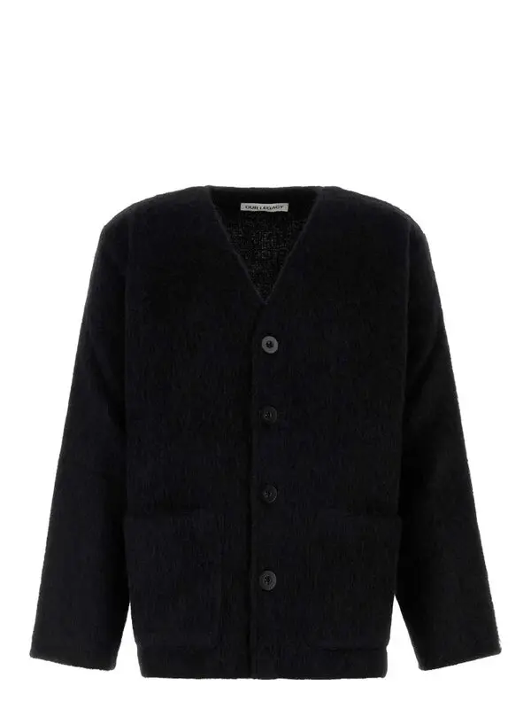 Our Legacy Wool Blend Cardigan - Black