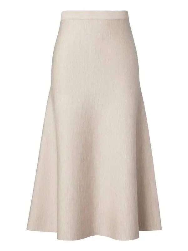 Gabriela Hearst Freddie Midi Skirt - Beige