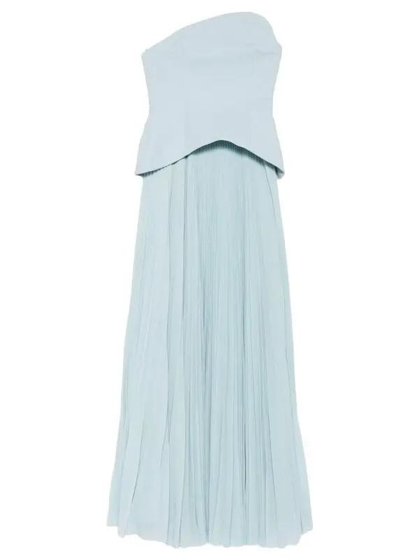 Solace London Britt Maxi Dress - Clear Blue