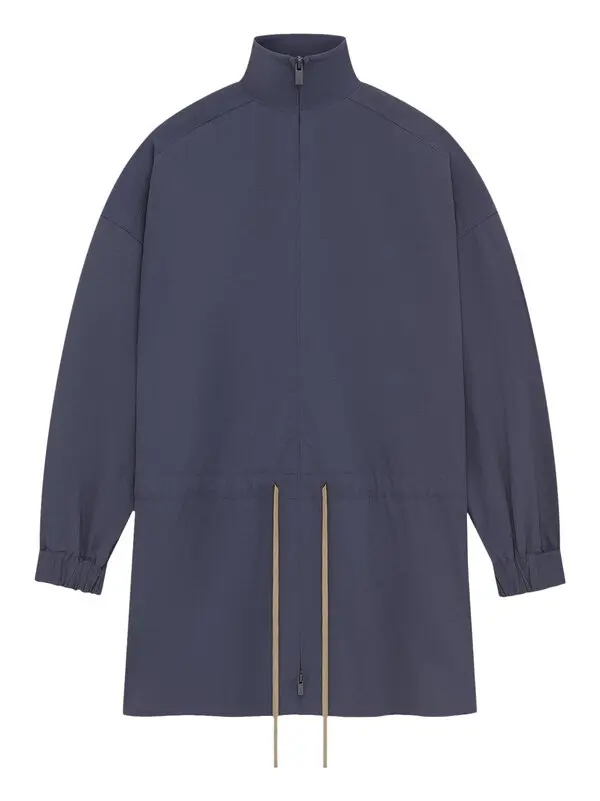 Fear Of God Military Nylon Mockneck Anorak - Blue