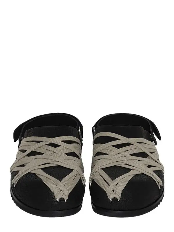 Rick Owens Hollywood Megalace Mule - Black