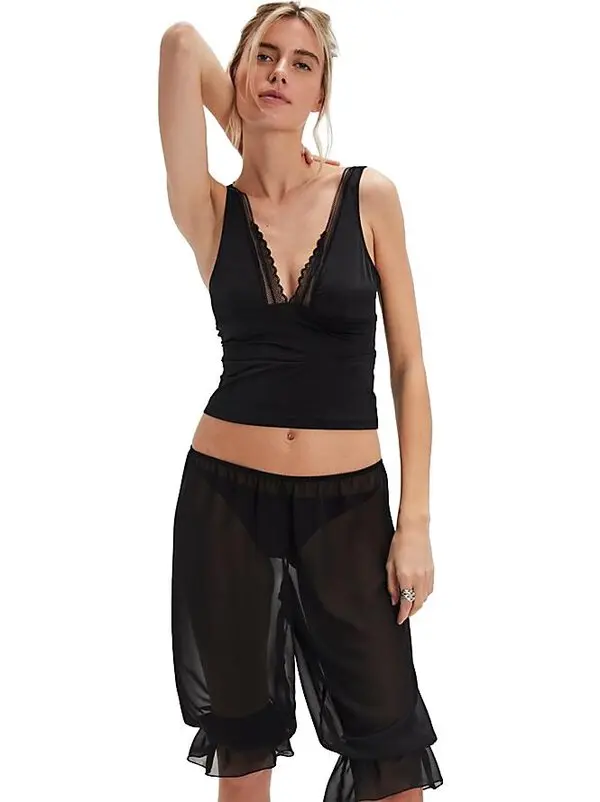 Only Hearts Coucou Lola Chiffon Pants - Black