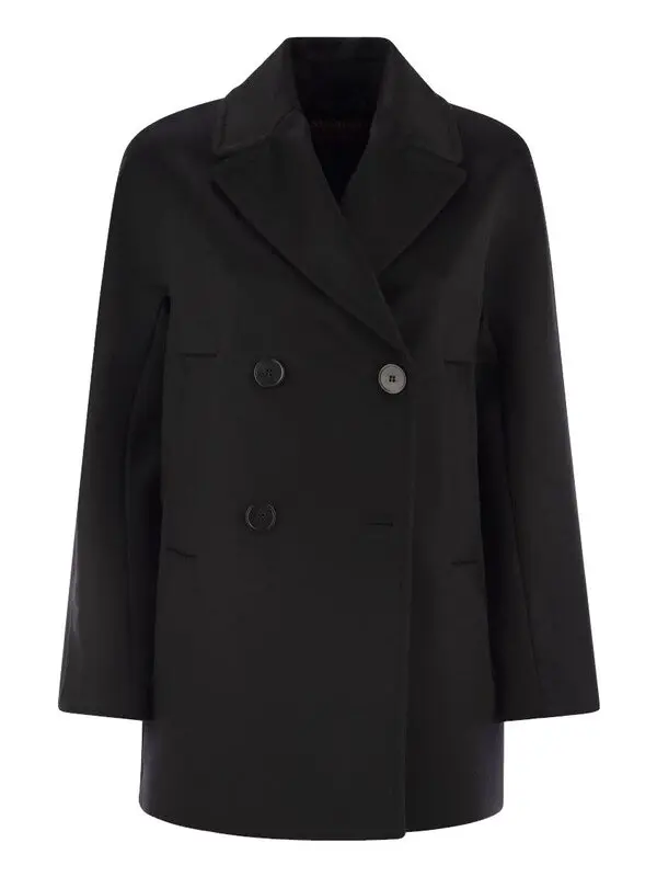 MAX MARA STUDIO Sheree Virgin Wool Caban - Black