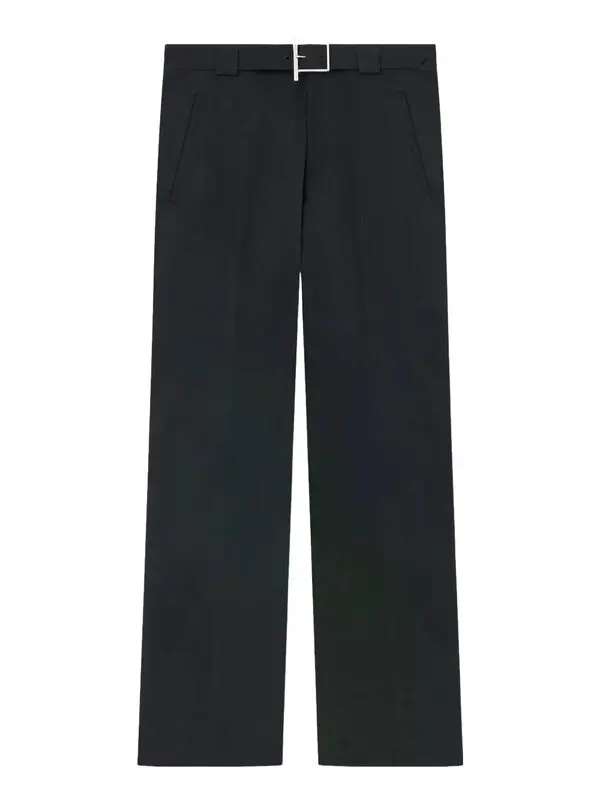 Alexander McQueen Buckle-fastening Trousers - Black