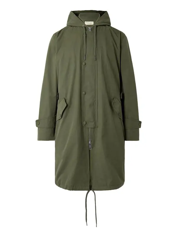 Officine Générale Bradley Shell Hooded Parka - Green