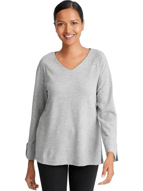 Natori Arm Access Shirt - Gray