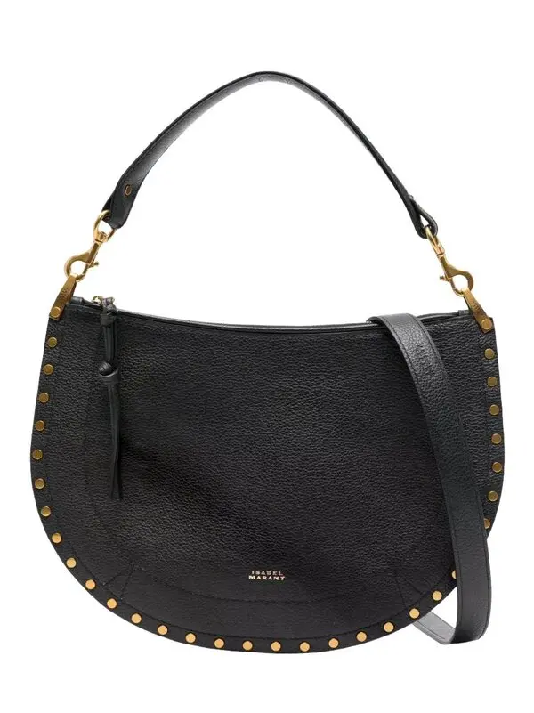 Isabel Marant Oskan Studded Half-moon Tote - Black