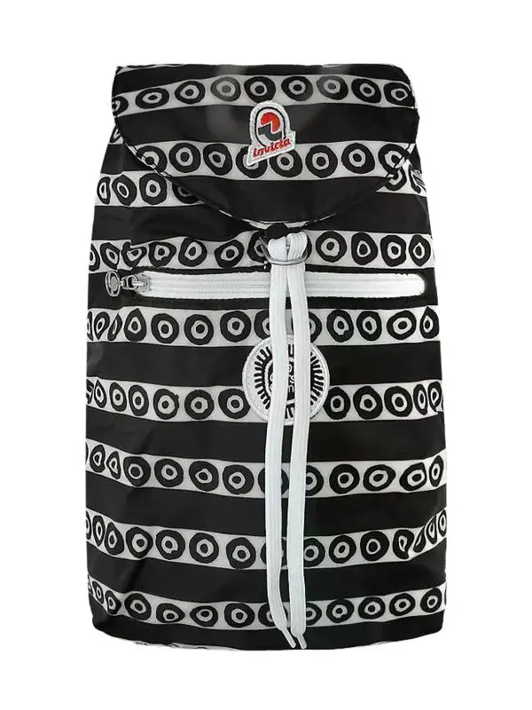 INVICTA Logo-print Drawstring Backpack - Black