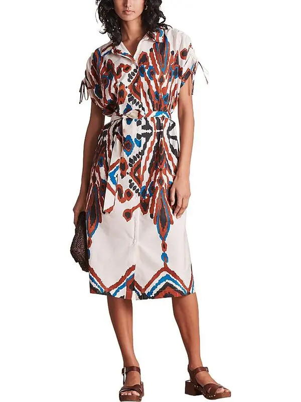 LA FEE MARABOUTEE Douglas Shirt Dress - Ecru