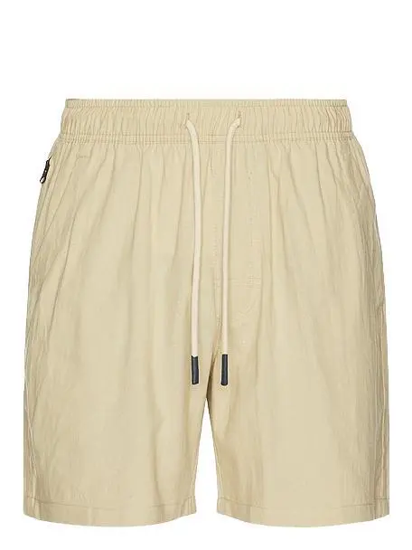 Oas Linen Blend Shorts - Beige