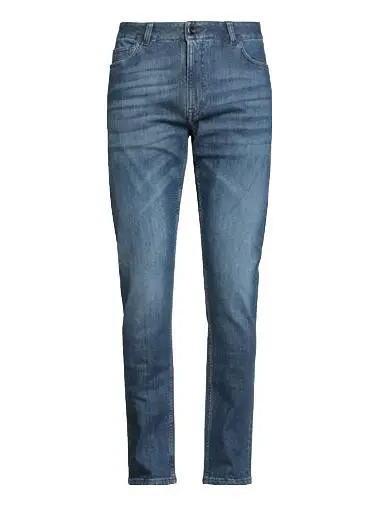 Isaia Cotton-elastane Blend Jeans - Blue