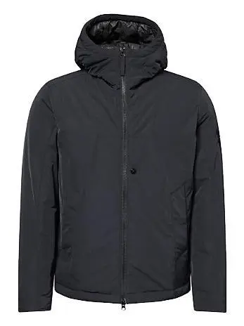 Stone Island Micro Twill Logo-patch Shell Jacket - Black