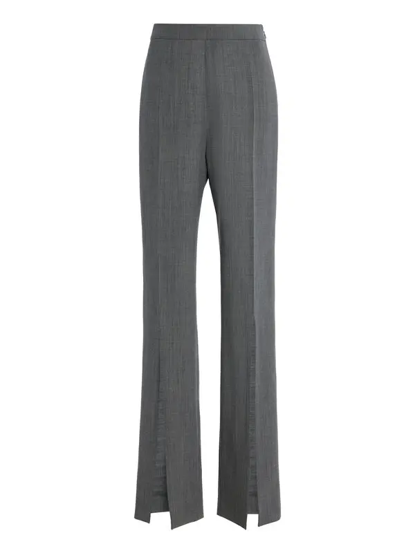 Burc Akyol Slit-leg Suiting Trousers - Grey