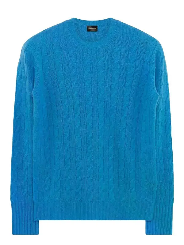 DRUMOHR Cable-knit Sweater - Blue