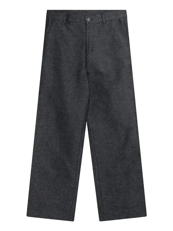BRAIN DEAD Straight-leg Cotton Trousers - Black