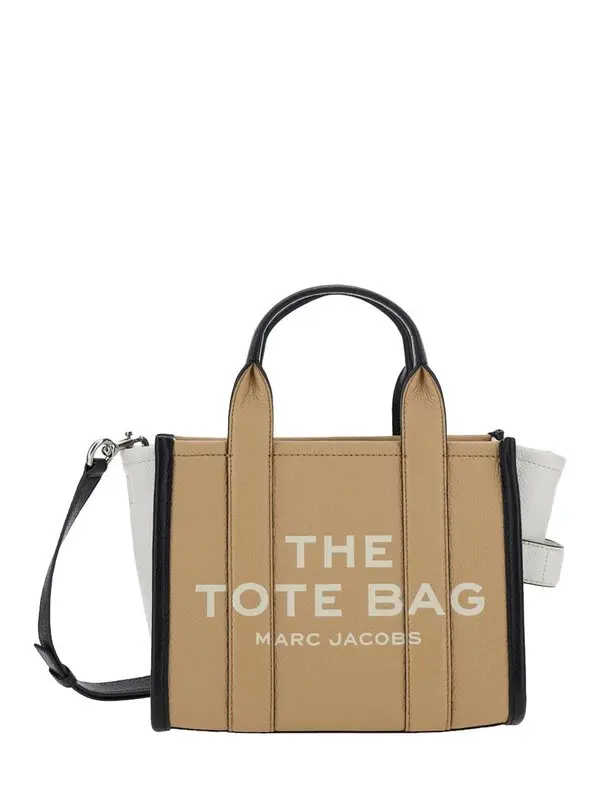 Marc Jacobs Small Leather Tote - Beige