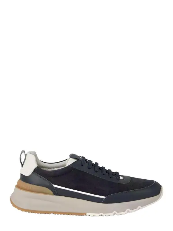 Brunello Cucinelli Lace-up Suede Sneakers - Blue