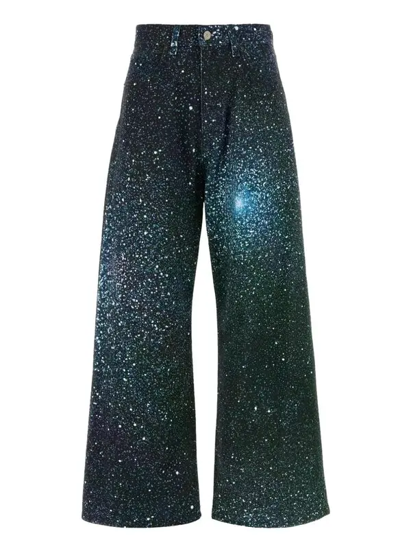 Giuseppe Di Morabito Printed Jeans - Blue