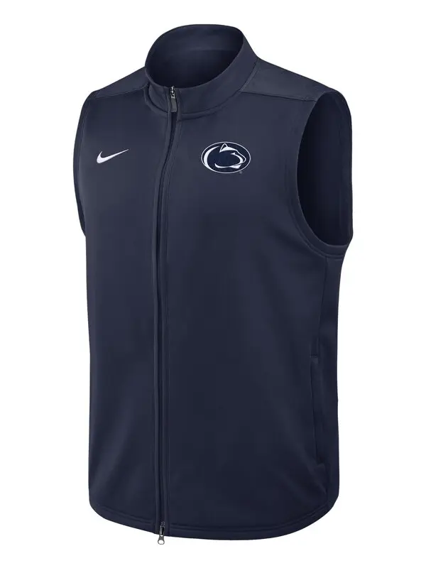 Nike Penn State Victory Therma-fit College Full-zip Vest - Blue