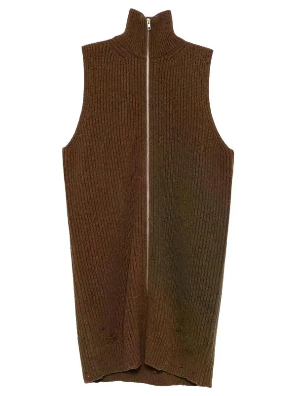 MAISON MARGIELA Knitted Dress - Brown