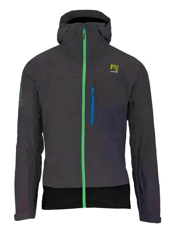 KARPOS Hooded Panelled Jacket - Grey
