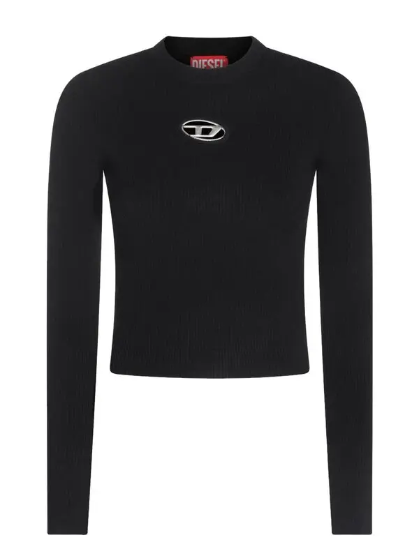 Diesel Viscose Blend Top - Black