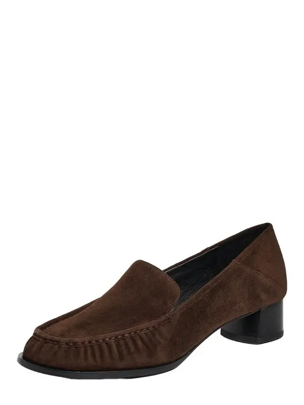 3.1 Phillip Lim Nadia Heeled Loafers - Chocolate