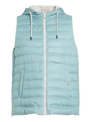 Herno Quilted Flannel Vest - Sage Green