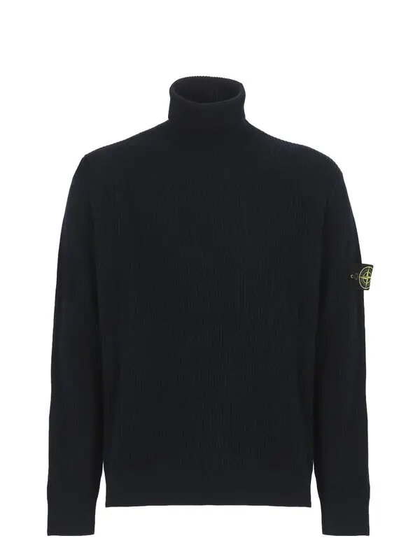 Stone Island Wool Sweater - Blue