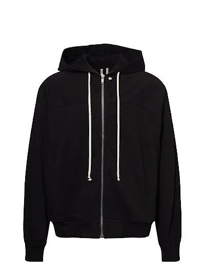 Rick Owens Relaxed-fit Cotton-jersey Hoodie - Black