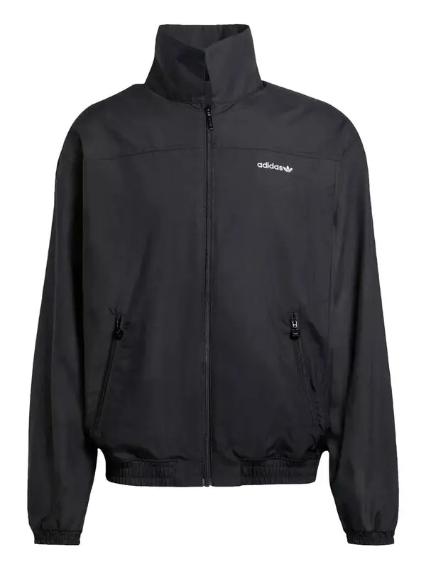Adidas Logo-embroidered Jacket - Black