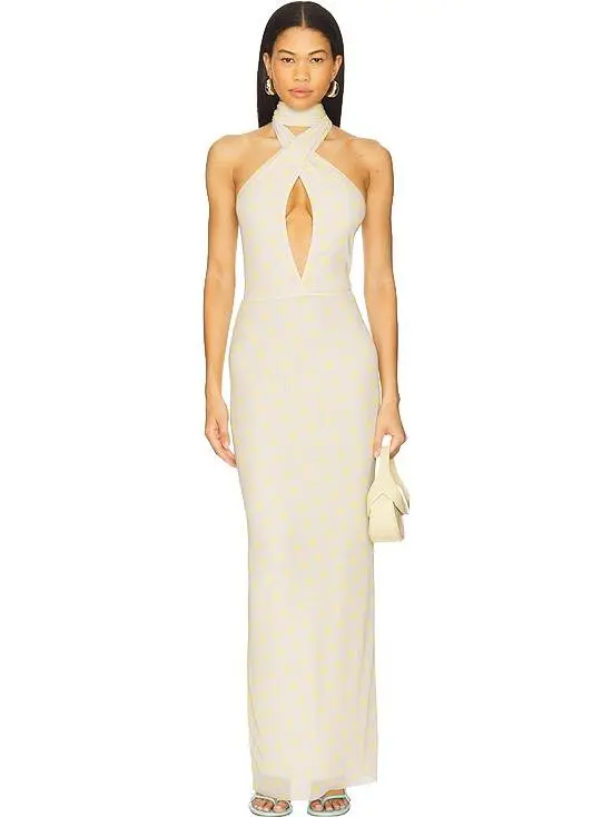 AFRM Genie Mesh Dress - Sun Dot