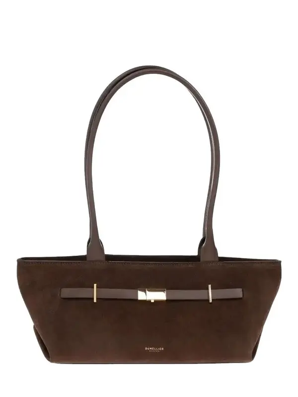 DEMELLIER Suede Tote Bag - Mocha Mocha